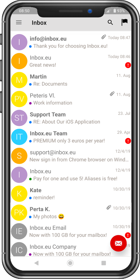 Email solution for your business- domain e-mail - Inbox.eu